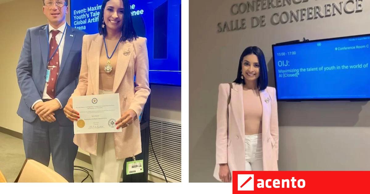 Joven dominicana Karen Espinal comparte proyecto educativo en la ONU ...