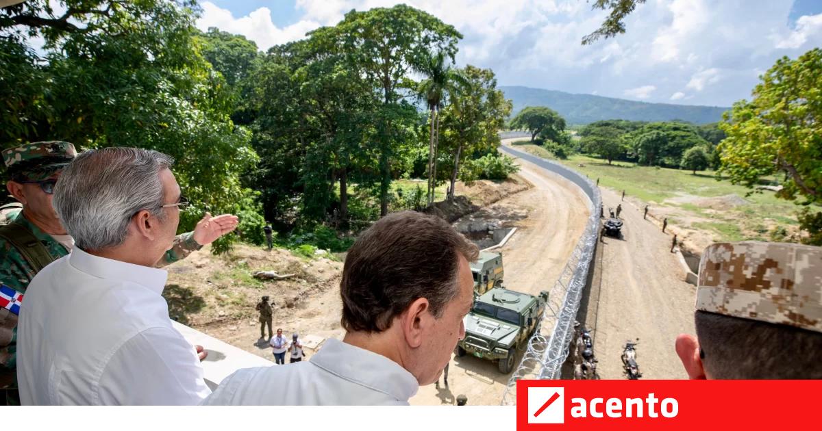 Escarbando: Abinader inaugura primer tramo del muro fronterizo y ...