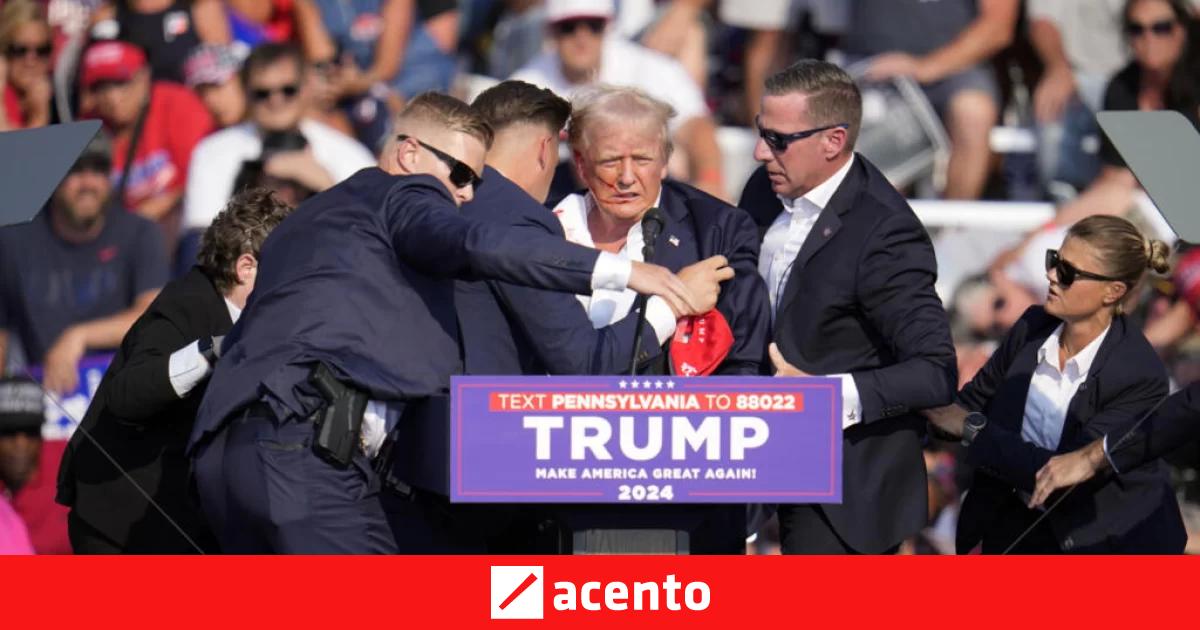 Trump resulta herido pero está 'a salvo', tras un tiroteo durante un ...