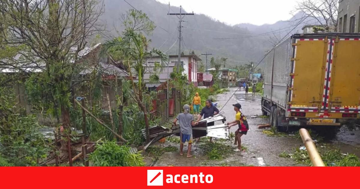 Supertifón Man-yi azota Filipinas, sin dejar víctimas por el momento ...
