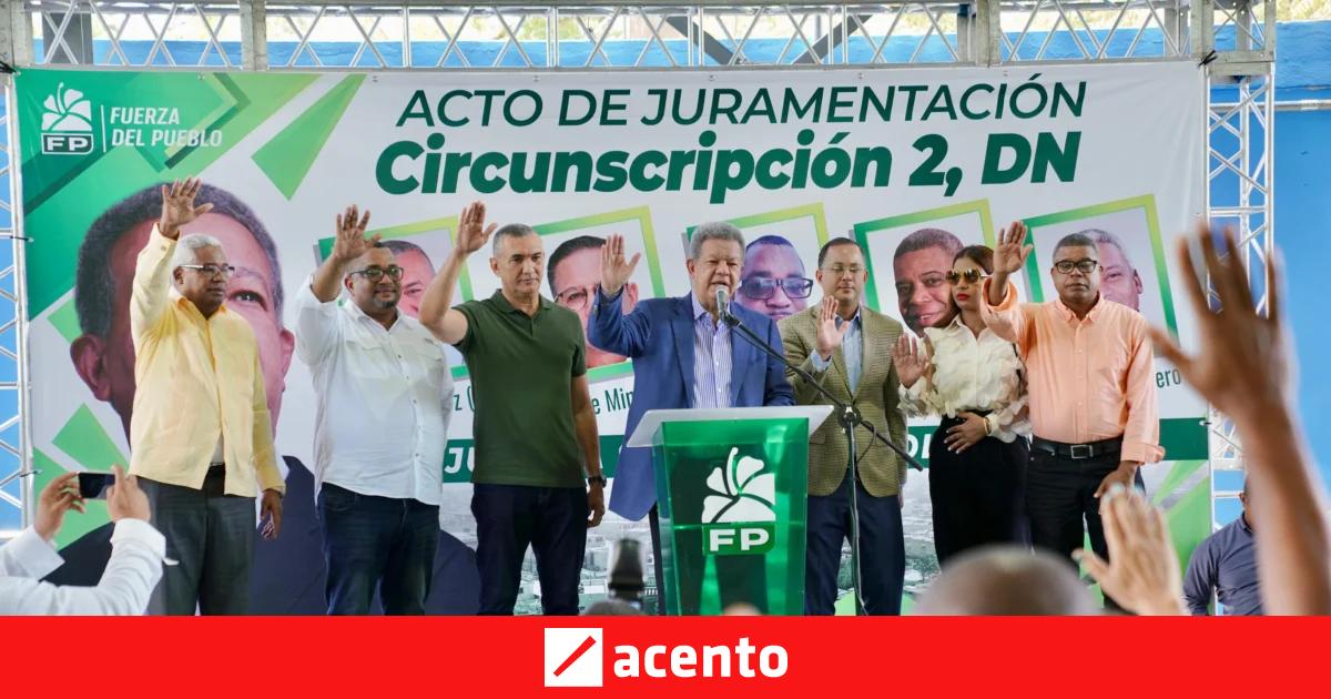 Leonel Fernández juramenta en Fuerza del Pueblo a exdirigentes del PLD ...