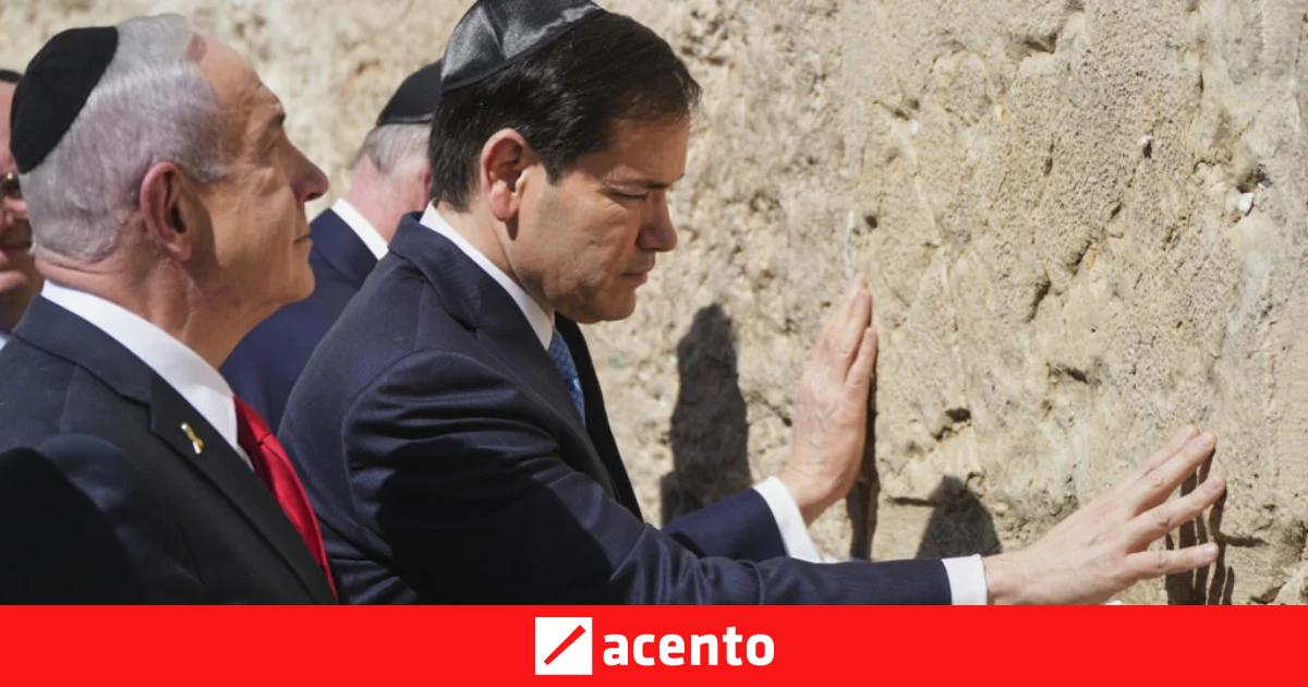 En Israel, Marco Rubio muestra su apoyo a Netanyahu a pesar de los ...