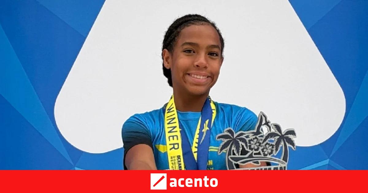Sarah Ochoa clasificó al OCEANMAN DUBAI con dos medallas en primer ...