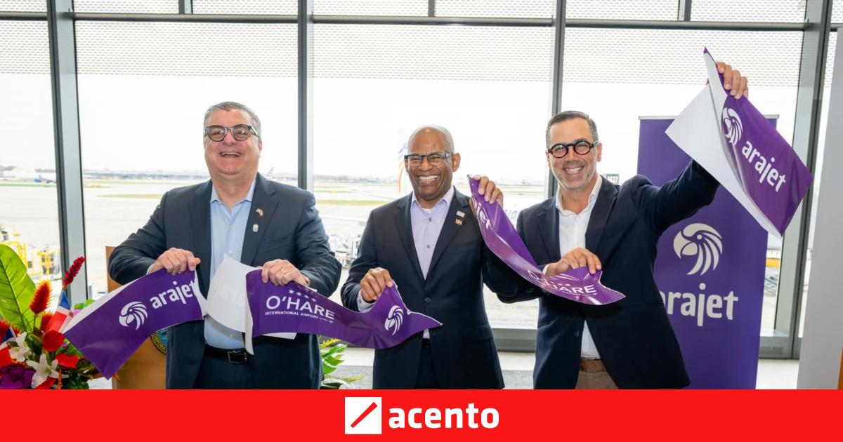 Arajet inaugura su nueva ruta a Chicago | Acento