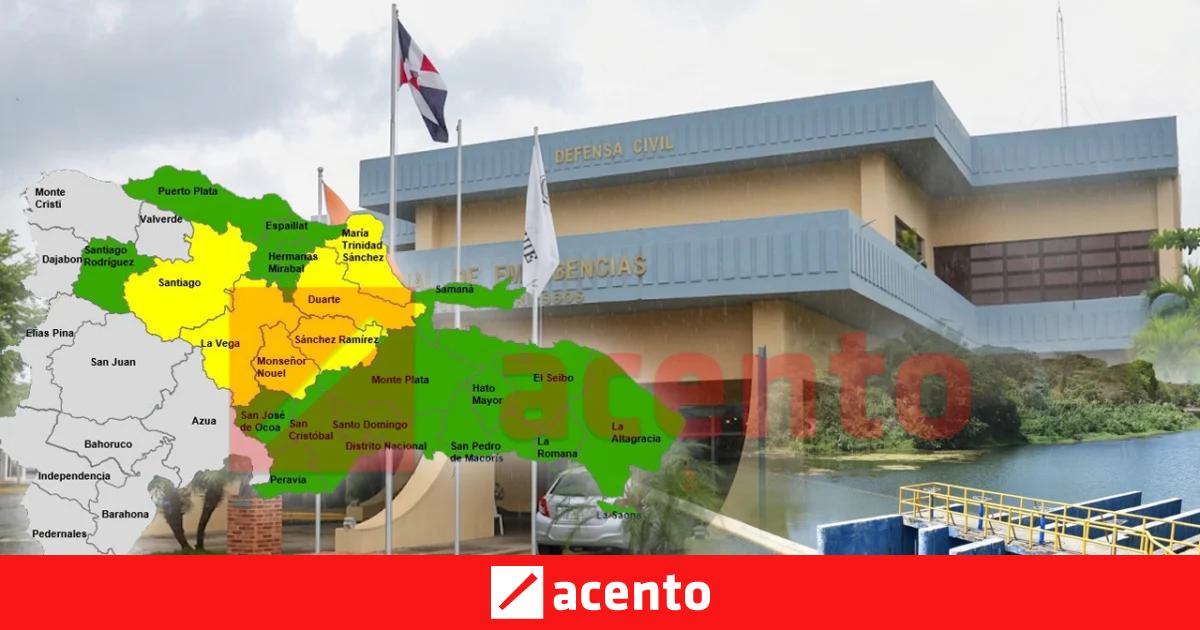 COE mantiene 6 provincias en alerta amarilla; siete acueductos siguen ...