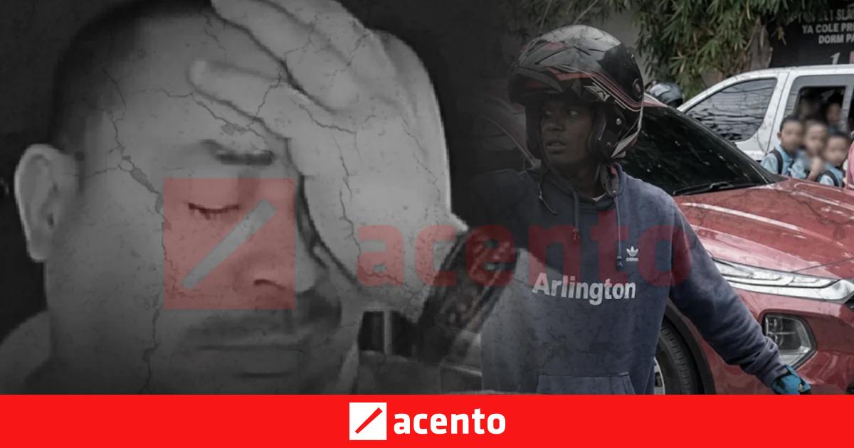 Sale a la luz video del momento exacto en que motociclista agredió a ...
